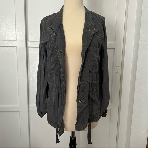 Sanctuary | Jackets & Coats | Sanctuary Charcoal Safari Utility Jacket ...